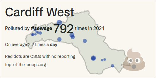 Top of the Poops | Constituency | Cardiff West| Polluted by Dwr Cymru ...