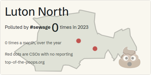 Top of the Poops | Constituency | Luton North| Polluted by Thames Water Top of the Poops | Constituency | Luton North| Polluted by Thames Water